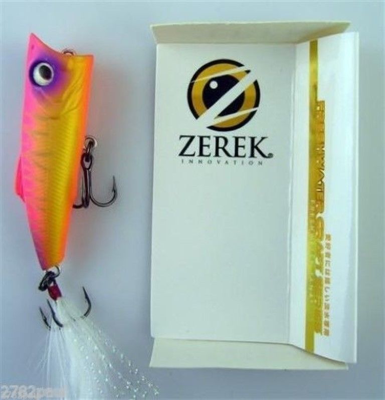 Brand New 50mm Zerek Poparazzi 4.5 grams Top Water Popping Lure