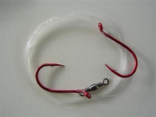 MUSTAD BIG RED SNAPPER RIG 2 HOOK SET UP X 3 RIGS 7/0 | eBay