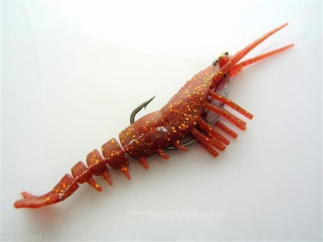 Zerek Live Cherabin-100mm Pre Rigged Lumo Eyes-Colour 11-Built-In ...