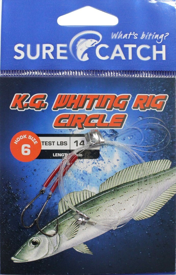 Surecatch King George Whiting Rig with Chemically Sharpened Circle Hooks