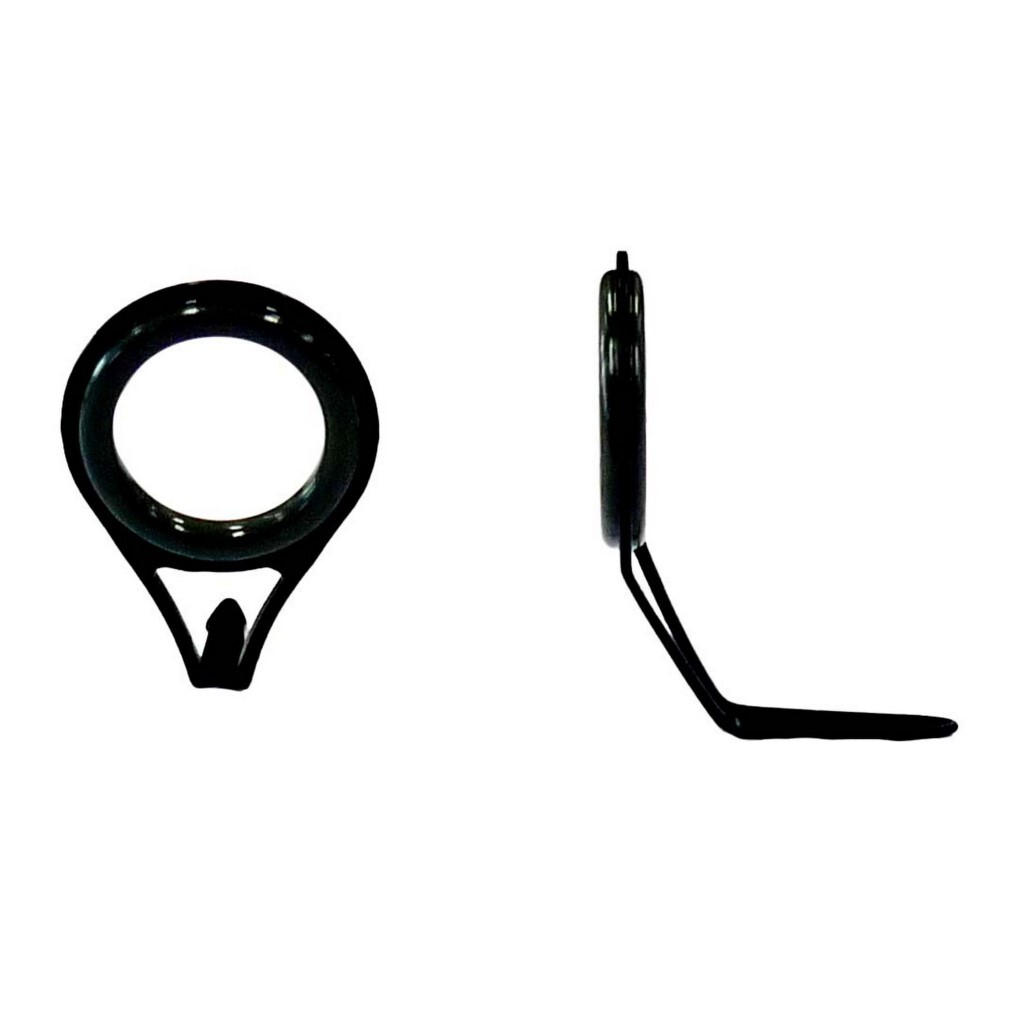 Black Replacement Single Foot Fishing Rod Runner with Grey Aluminium ...