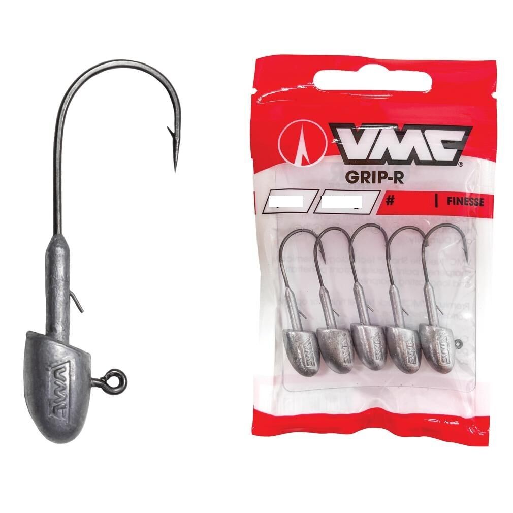 VMC Grip-R Finesse Jigheads with Solid Lead Wire Keeper