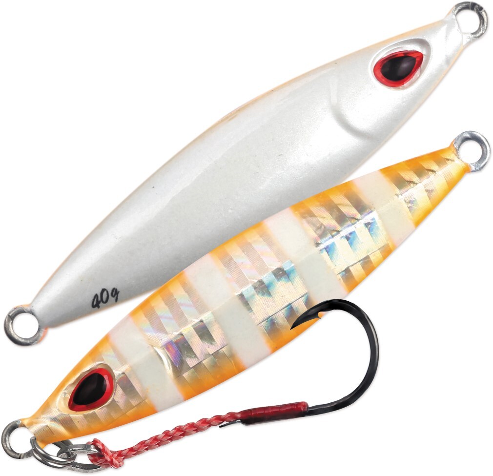 60gm Storm Gomoku Koika Jig - Slow Pitch Jig Fishing Lure - Orange ...