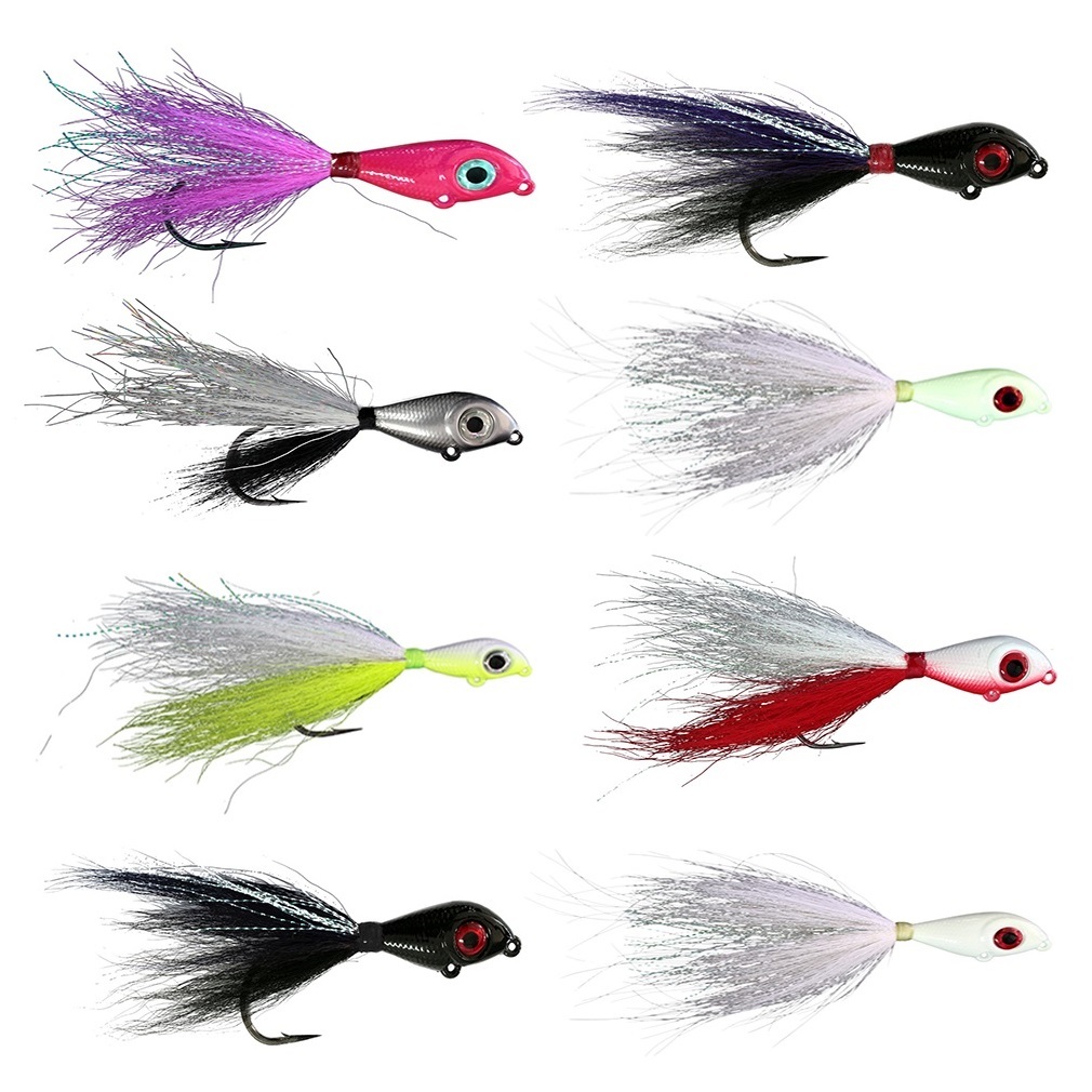 Mustad | Big Eye | Bucktail | Jigs | 2oz | Fishing Lures