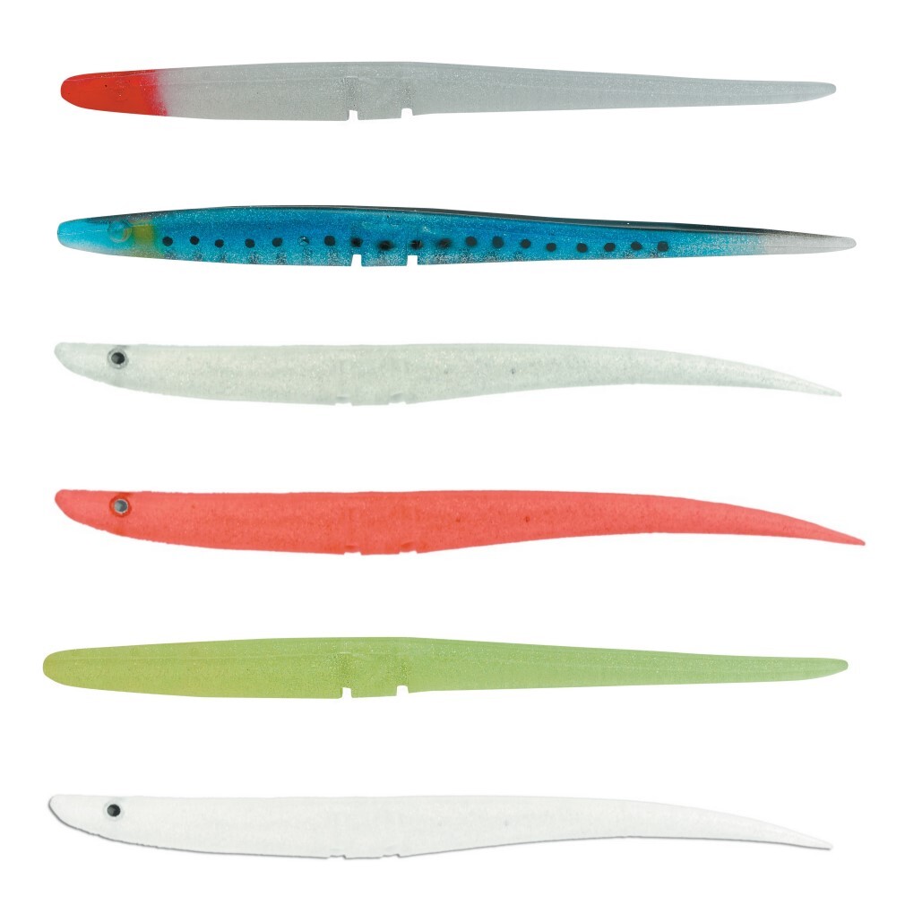 6 Pack of 9 Inch Silstar SlapStix Soft Plastic Fishing Lures - Soft ...