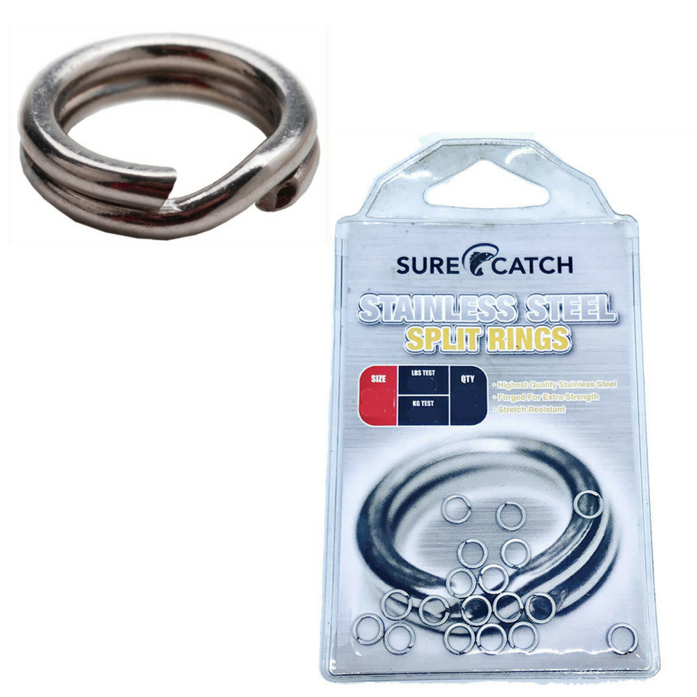 Surecatch Stainless Steel Fishing Split Rings For Fishing Lures