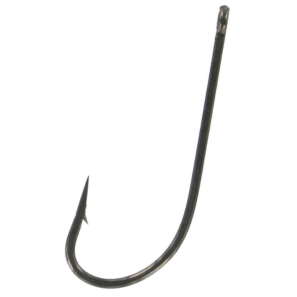 25 Pack of Shogun T480 Black Open Eye O'Shaughnessy Fishing Hooks ...