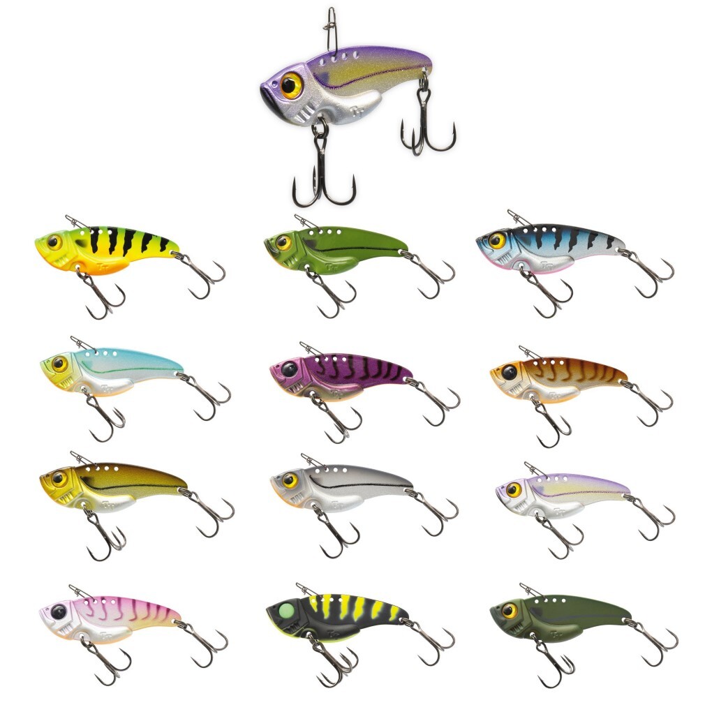 37mm TT Lures Switchblade+ Metal Vibe Fishing Lure - 3.5gm Rigged Blade ...