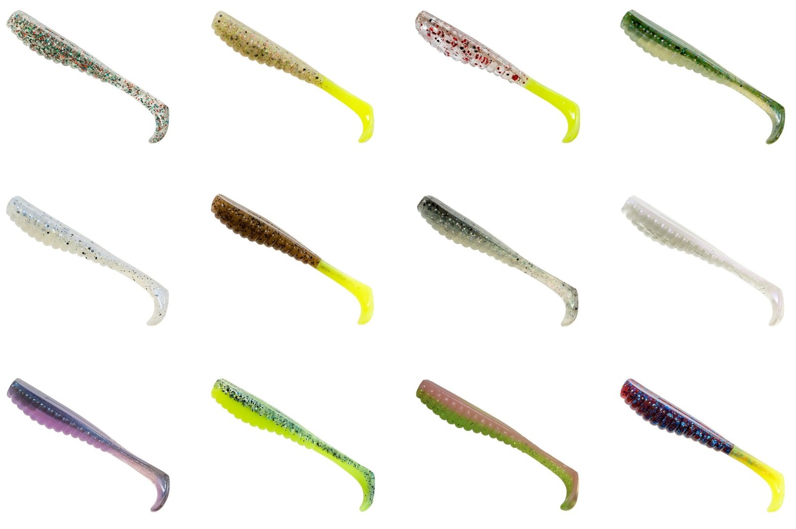 Zman 3.5 Inch Trick Swimz Soft Plastic Lures -6 Pack of Z Man Soft ...